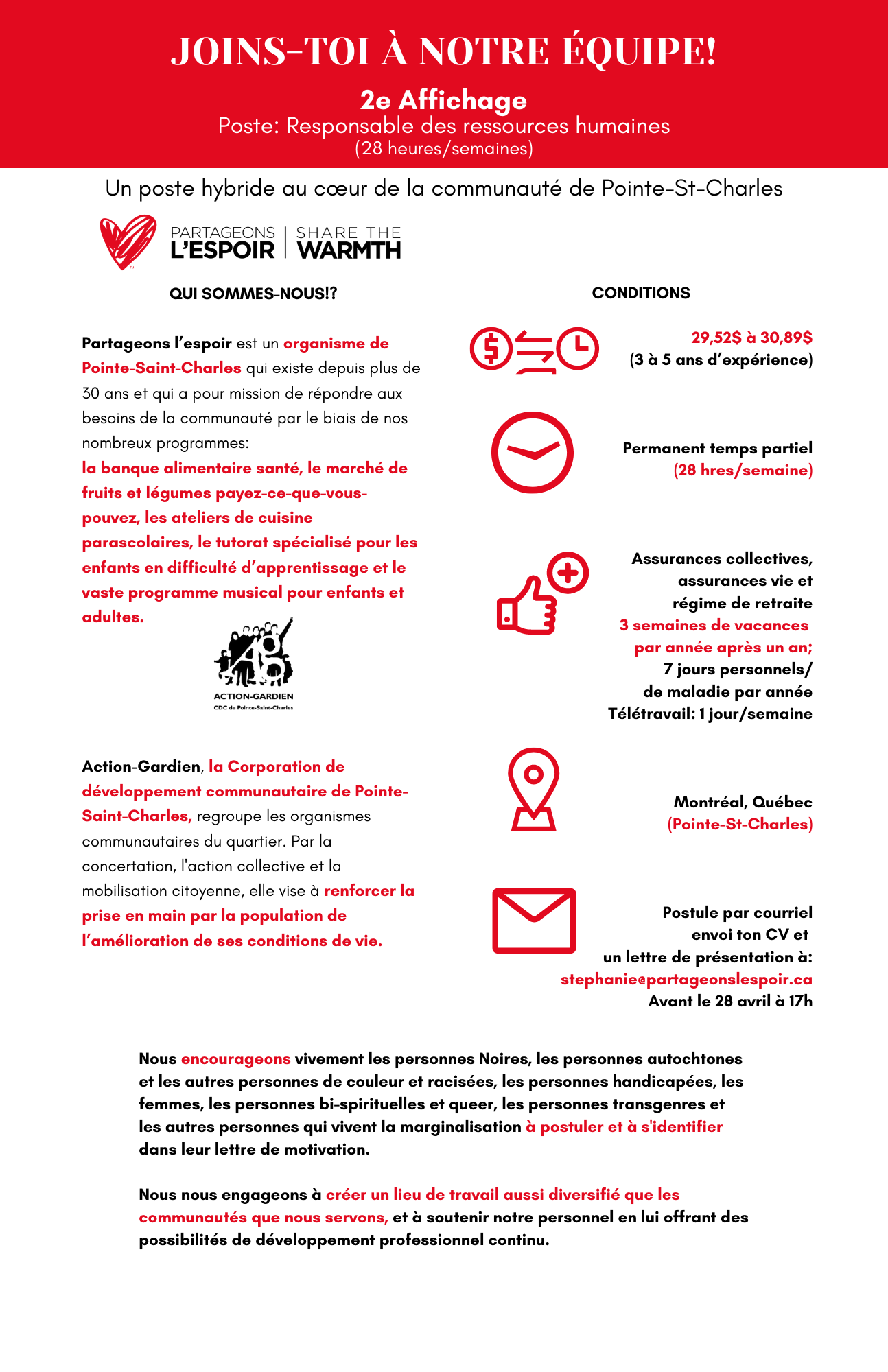 1 | Partageons l'espoir